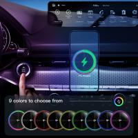 China Starry Sky Lighting Effect Iphone Wireless Charger With Built-In Cooling Fan And Fast Heat Dissipation for sale