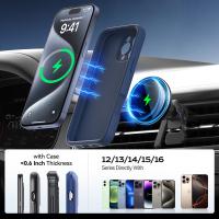 China Magnetic Wireless Charging Car Phone Holder With Running Light And Customizable Logo for sale