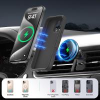 China Convenient One-Handed Operation Car Phone Holder With Magsafe Magnetic Suction And Running Light for sale