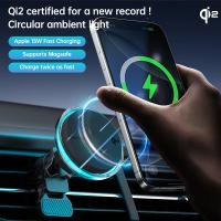 China Silent Cooling Fan Iphone Car Charger With Crystal Texture And Multiple Lighting Modes for sale