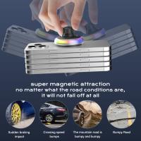 China Crystal Texture Car Wireless Charger With Frosted Lens And Blower Design For Unique Design And Strong Magnetic Suction for sale