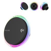 China 15W Fast Charging Magnetic Car Mount With Silent Cooling Fan And Starry Sky Light For Automotive for sale