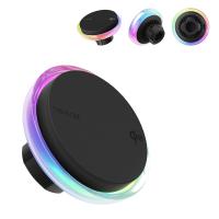 China Enhanced Magnetic Suction Car Wireless Charging Station With 12 N52 Magnets For Secure Placement for sale