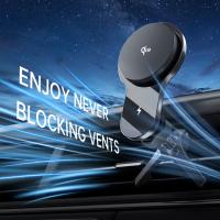 China Say Goodbye To Slow And Cluttered Car Charging Upgrade To Magsafe Car Mount For High-Speed Fan-Cooled Wireless Charging for sale