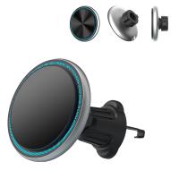China Customizable Running Light Car Phone Holder With Strong Magnetic Suction And One-Handed Operation for sale