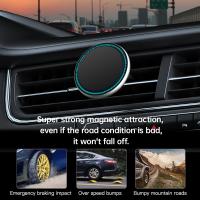 China Customizable Running Light Car Phone Holder With Strong Magnetic Suction And One-Handed Operation for sale
