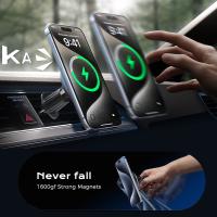 China Customizable Running Light Car Phone Holder With Strong Magnetic Suction And One-Handed Operation for sale
