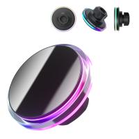 China Crystal Ambient Light Magnetic Car Phone Holder With Strong Magnetic Attraction And One Hand Operation for sale
