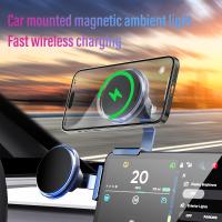 China Stable And Stylish Magnetic Car Wireless Charging Station With Original Design And Strong Magnetic Attraction for sale