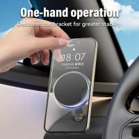 China Crystal Ambient Light Design Magsafe Wireless Charger Original Design Fast Charging Stable Mount for sale