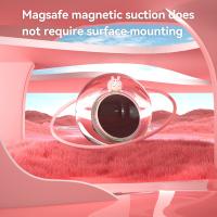 China Iphone 15 Pro Max Charger Ambient Magnetic Car Mount With 1.7kg Strong Magnetic Attraction And Customisable RGB Lights for sale