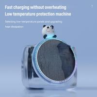 China Iphone 15 Pro Max Charger Ambient Magnetic Car Mount With 1.7kg Strong Magnetic Attraction And Customisable RGB Lights for sale