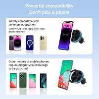 China Effortless Charging Magnetic Wireless Charging Stand For Cars With Unique Design And Strong Magnetic Attraction for sale