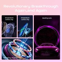 China Stable And Versatile Iphone Car Charger With Magnetic Wireless Charging And RGB Light Customization for sale