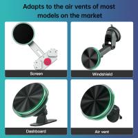 China Customizable RGB Lights And Strong Magnetic Attraction Magnetic Car Mount For Automotive With Artistic Look for sale