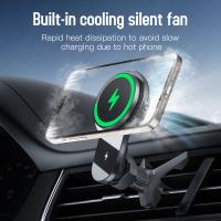 China QI2 Certified Wireless Charging Station With Magnetic Suction And Ultra-Thin Design For Automotive And One-Handed Operation for sale