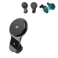 China Support ODM/OEM Car Phone Holder With Ultra-Thin Fan Cooling And LED Lighting Effects And Strong Magnetic Stability for sale