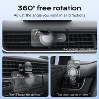 China Support ODM/OEM Car Phone Holder With Ultra-Thin Fan Cooling And LED Lighting Effects And Strong Magnetic Stability for sale