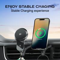 China Support ODM/OEM Car Phone Holder With Ultra-Thin Fan Cooling And LED Lighting Effects And Strong Magnetic Stability for sale