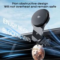 China Support ODM/OEM Car Phone Holder With Ultra-Thin Fan Cooling And LED Lighting Effects And Strong Magnetic Stability for sale