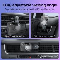 China Car Phone Holder with Ultra-Thin Fan Cooling and Strong Magnetic Suction for Iphone 15 Pro Max Charger for sale