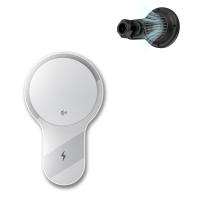China Qi2 Fan Magnetic Wireless Charger Car Phone Holder With Well-Designed Motherboard And Coil Layout For Simultaneous Cooling for sale
