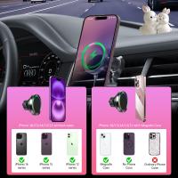 China Aluminium Alloy Texture RGB Light Effect Adjustable Minimum Car Phone Holder Fast Charging Iphone Wireless Charger Wireless for sale