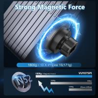 China Fast Charging Wireless Car Phone Holder With Aluminium Alloy Texture And Adjustable RGB Light Effect For One Hand Operation for sale