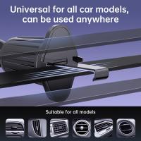 China Aluminium Alloy Texture RGB Light Effect Wireless Car Phone Holder Fast Charging One Hand Operation for sale