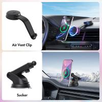 China QI2 Touch To Switch Light Color Wireless Charging Station Customizable Unique Frosted Lens Charging for sale