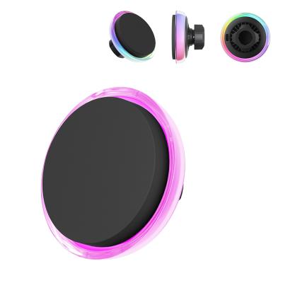 China Iphone 15 Pro Max Charger Crystal Texture Transparent Design Dreamy Effect 15W Fast Charging Wireless Charger for sale
