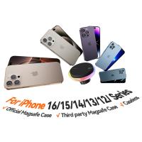 China Iphone 15 Pro Max Charger Crystal Texture Transparent Design Dreamy Effect 15W Fast Charging Wireless Charger for sale