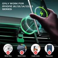 China Iphone 15 Pro Max Charger Crystal Texture Transparent Design Dreamy Effect 15W Fast Charging Wireless Charger for sale