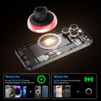 China 15W Fast Charging Q2 Wireless Charger With Silent Cooling Fan And Customizable Shell Color For Cars for sale