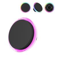 China Customizable Lighting Modes and Cooling Fan Frosted Lens Magnetic Car Wireless Charger for Tech Car Interior for sale