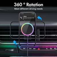 China Customizable Car Phone Holder With Crystal Texture And Frosted Lens For Unique Visual Impact And Cooling Effect for sale