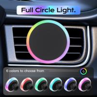 China Customizable Lighting Modes Car Wireless Charger With Strong Magnetic Suction And Dreamy Starry Sky Light for sale