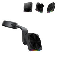 China Wireless iPhone Car Charger with 9-Color Ambient Light Projection for sale