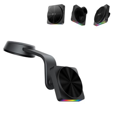 China Wireless iPhone Car Charger with 9-Color Ambient Light Projection for sale