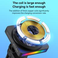 China Wireless iPhone Car Charger with 9-Color Ambient Light Projection for sale