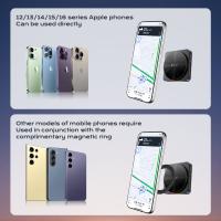 China QI2 Car Magnetic Wireless Charger with 9 Light Colors and Sound Pickup for sale