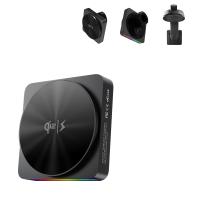 China Magsafe Car Phone Holder with 15W Fast Charging & 9-Color Ambient Light for sale