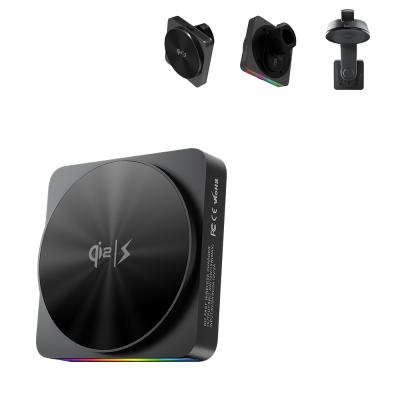 China Magsafe Car Phone Holder with 15W Fast Charging & 9-Color Ambient Light for sale