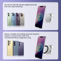 China Magsafe Car Phone Holder with 15W Fast Charging & 9-Color Ambient Light for sale