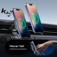 China Q2 Wireless Car Charger with 9-Color Ambient Light and Music Sync for sale