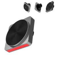 China Q2 Wireless Charger All-Metal Design 15w Fast Charging Car Magnetic Wireless Charger Ambient Light Projection for sale