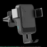 China 15W Fast Charging Wireless Car Charger with 12-24V Voltage and 1 Year Warranty for iPhone for sale