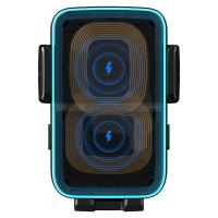 China Semi-automatic Intelligent Induction Wireless Car Charger with 1 Year Warranty and ABS+PC Material for iPhone for sale