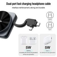 China QI2 3 in 1 Portable Wireless Charging Station with 5V/3A 9V/3A Input and ABS Material for sale