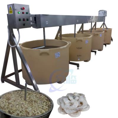 China Auto Shrimp Soaking Machine Blender Multi Function 1.1KW Seafood Processing Equipment for sale